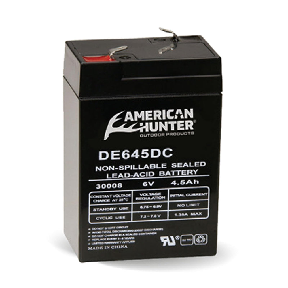 American Hunter BL-640-T/6V 4.5Ah HR Rechargeable Battery – F-Tab, Non ...