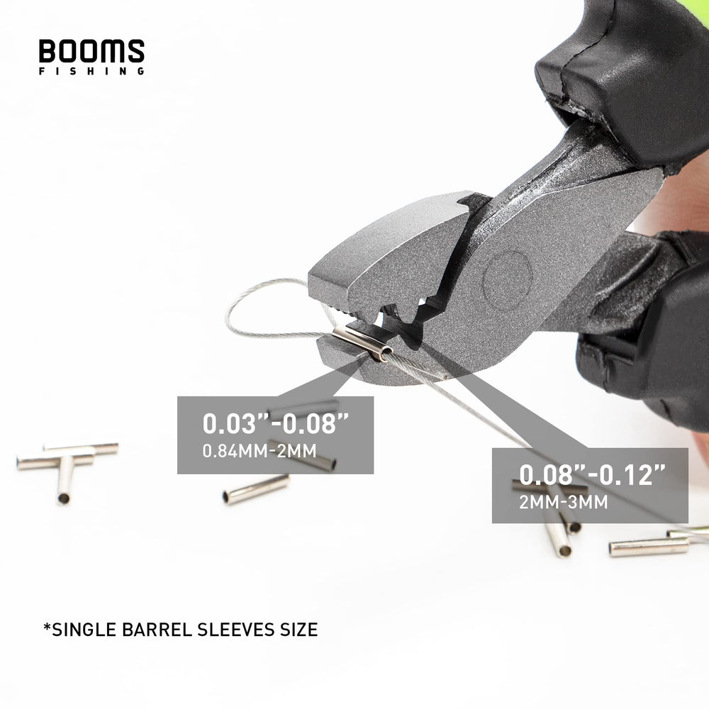 Booms Fishing CP2 Crimping Tool for Single-Barrel Sleeves, Green ...
