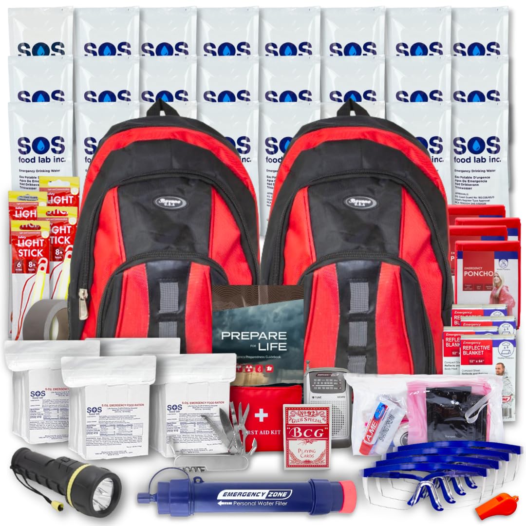 Emergency Zone | The Essentials Complete Deluxe Survival 72-Hour Kit ...