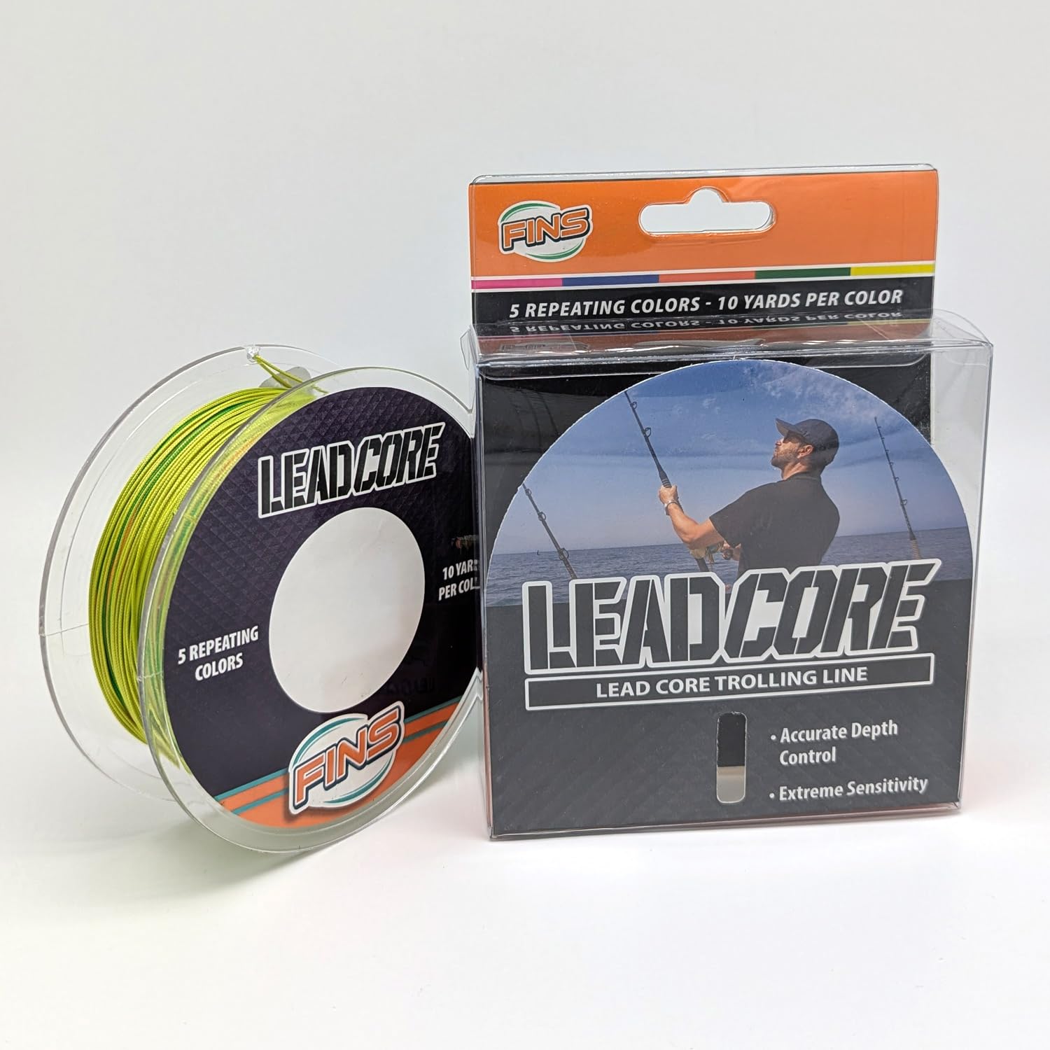 FINS Lead Core Trolling Line with Color Metered Segments – Canada ...
