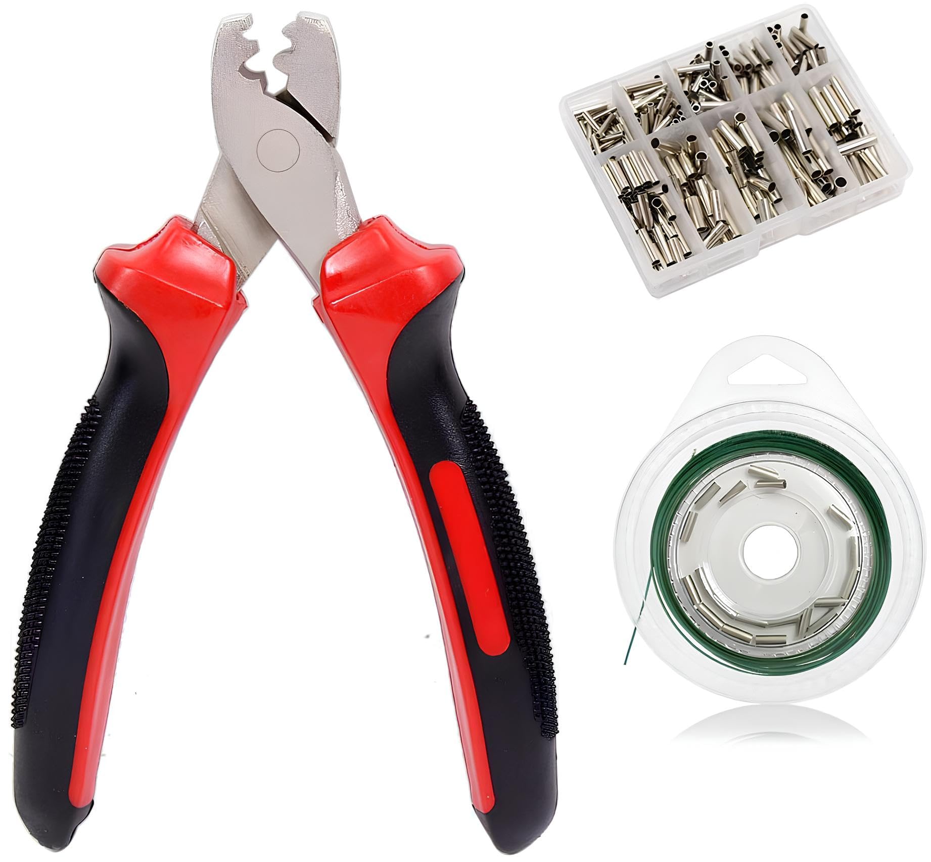 Croch Hand Crimper Tools for Crimping Fishing Leader & Shark Rigs | Du ...