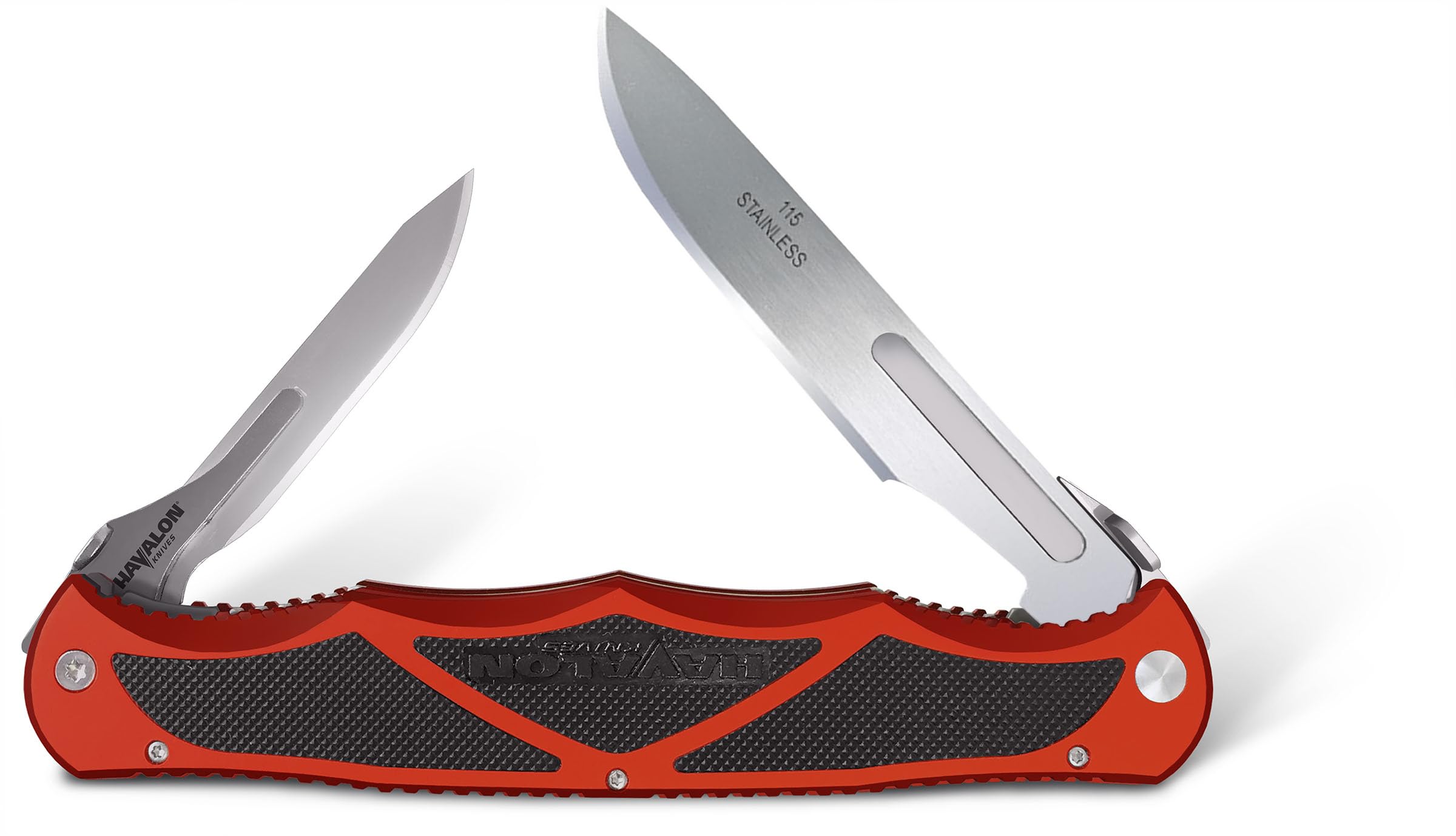 Havalon Hydra Dual-Blade Knife Kit with 15 Blades – Brick Red Handle ...