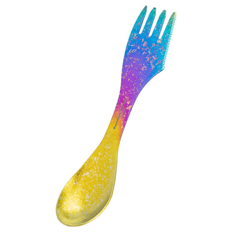 iBasingo Titanium Spork 3-in-1 Ultralight Camping Utensil – TA1 Titani ...