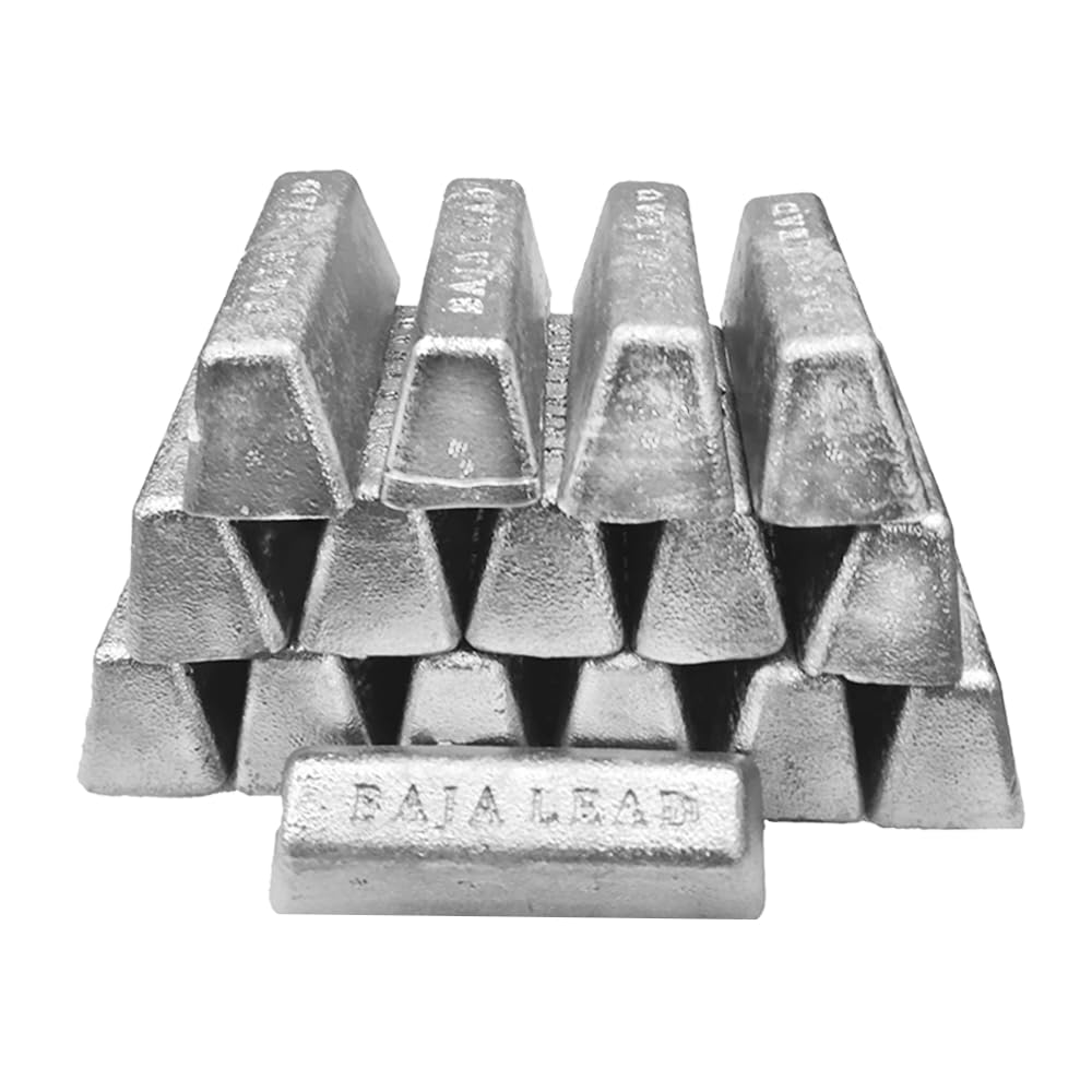 Lead Ingots – 2 lb Each | 99.9% Pure Lead | Baja Lead by MagBay Lures ...