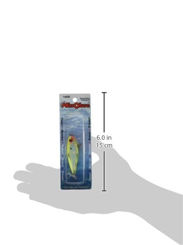 MirrOLure 14MR-CH Mirrodine Mini Susp Twitchbait – Black/Silver 2.25in ...
