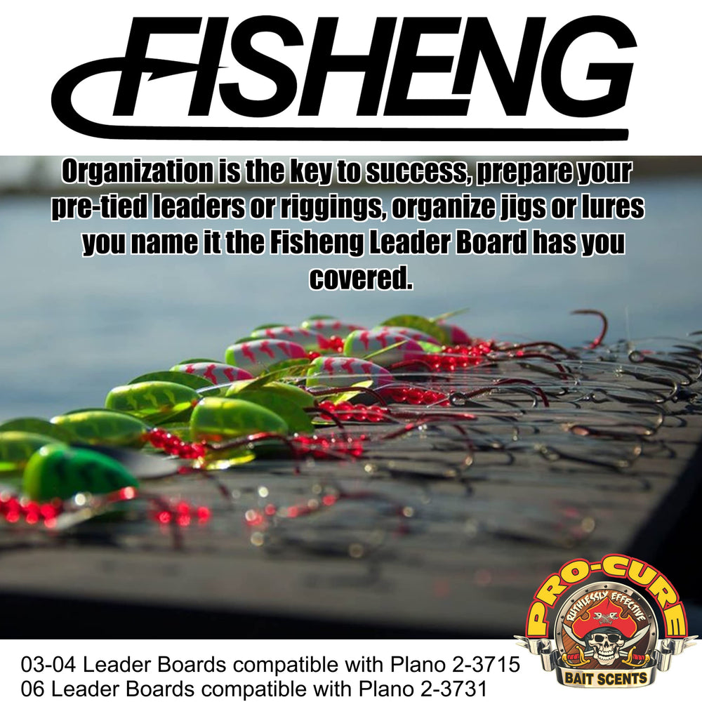 Pro-Cure Fisheng Leader Board | Pre-Tied Rig & Jig Storage – Canada ...