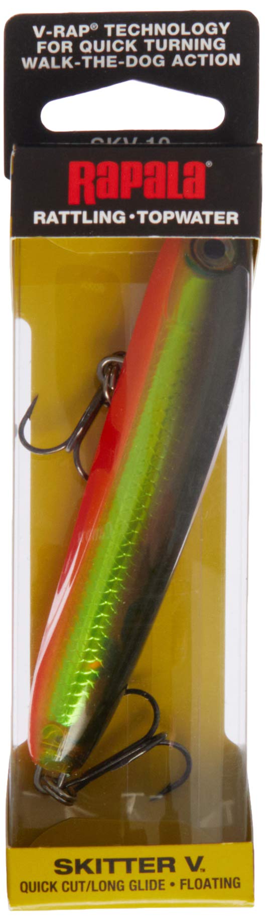 Rapala Skitter V 10 Hot Olive – Topwater Lure for Bass & Pike – Canada ...