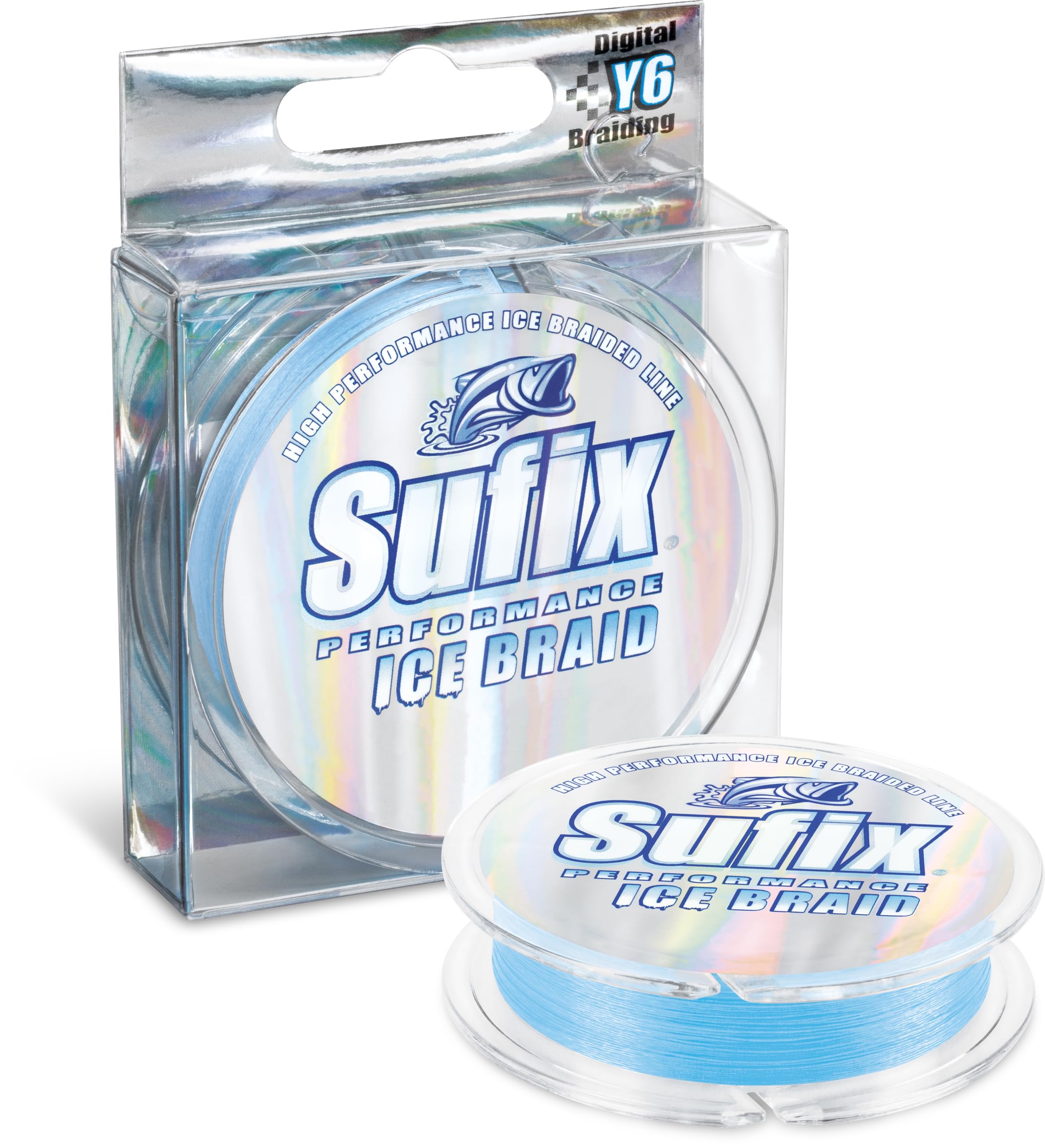 Sufix Ice Braid 20 lb Glacier Blue – 75 yd Spool | Cold Water & Throug ...
