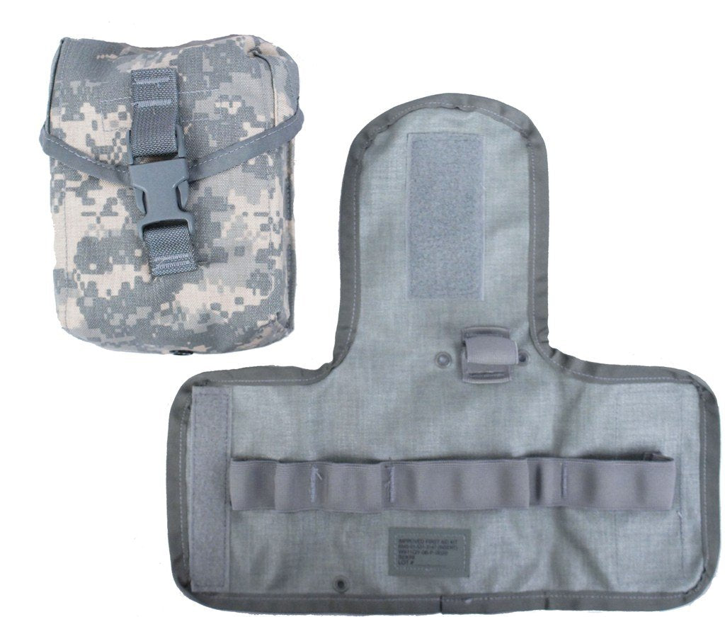 US Army MOLLE Improved IFAK Pouch with Foliage Insert – Durable Cordur ...