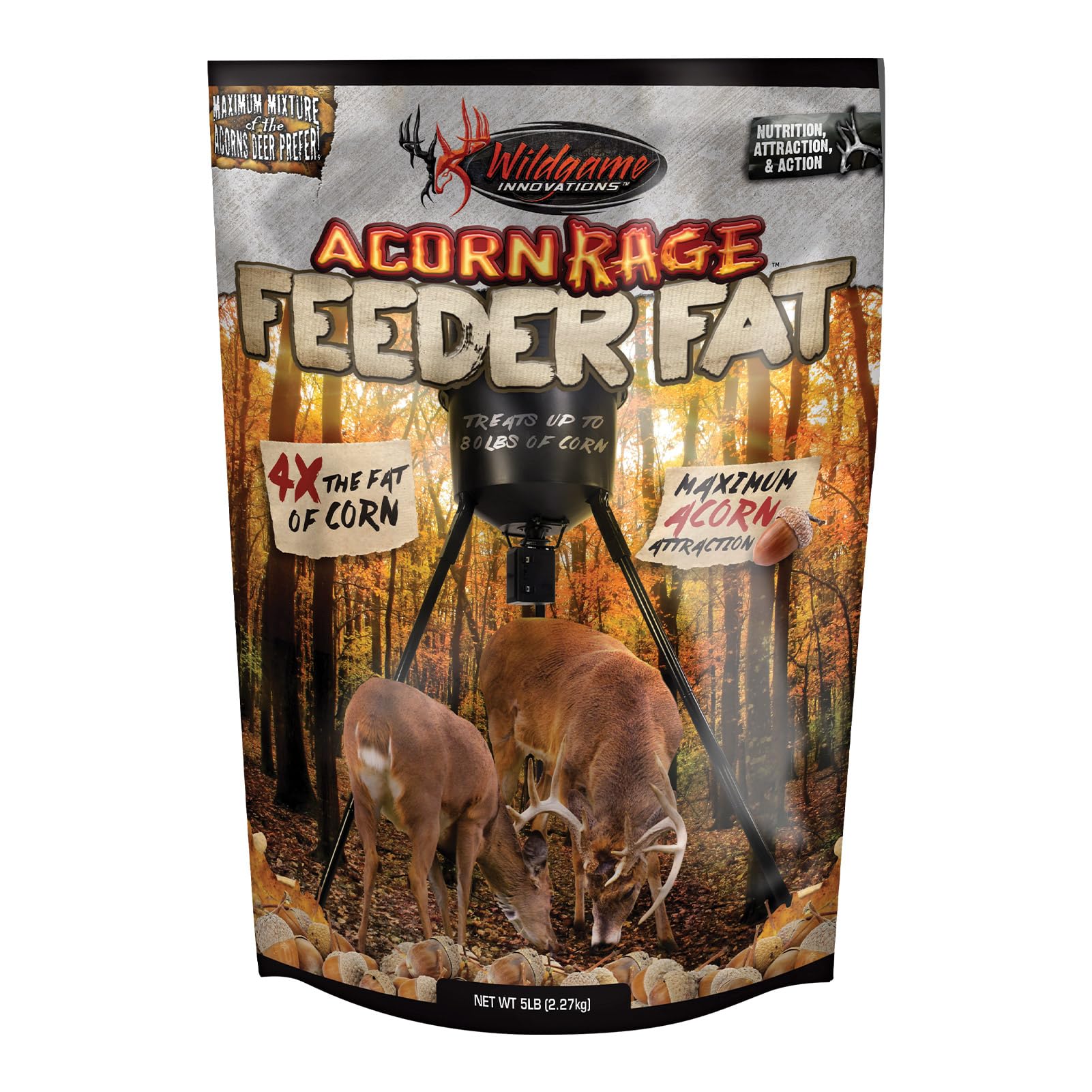 Wildgame Innovations Acorn Rage Feeder Fat Attractant – High-Fat Real ...