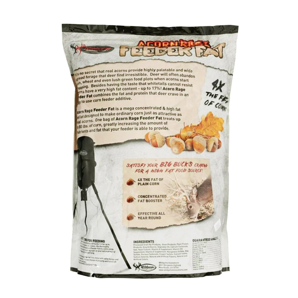 Wildgame Innovations Acorn Rage Feeder Fat Attractant – High-Fat Real ...